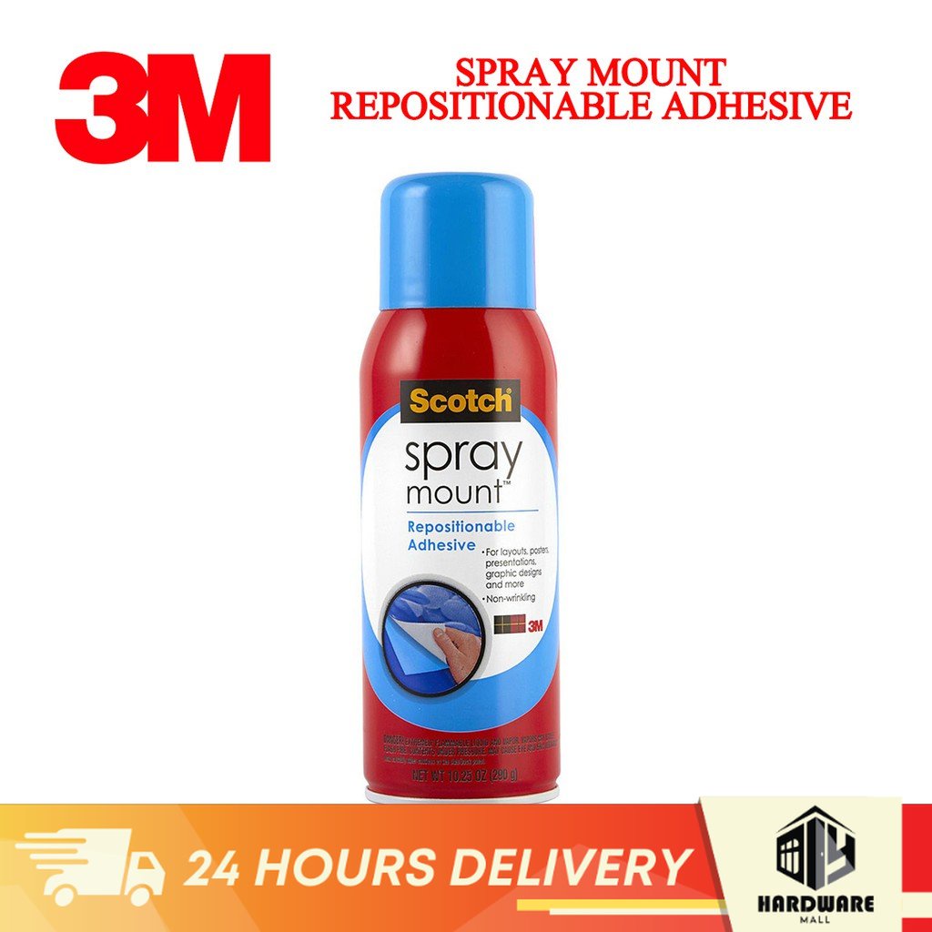 3M Scotch Spray Mount Repositionable Adhesive Artist - 290g GH0 ...