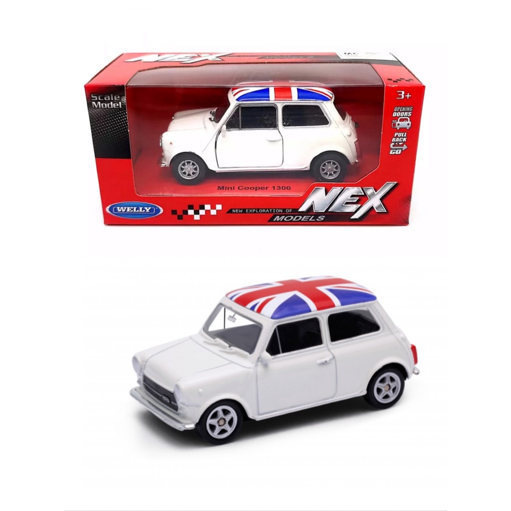 Welly Mini Cooper 1300 Of Nex Models Scale 1:34 - 1:39 Die Cast Ready ...