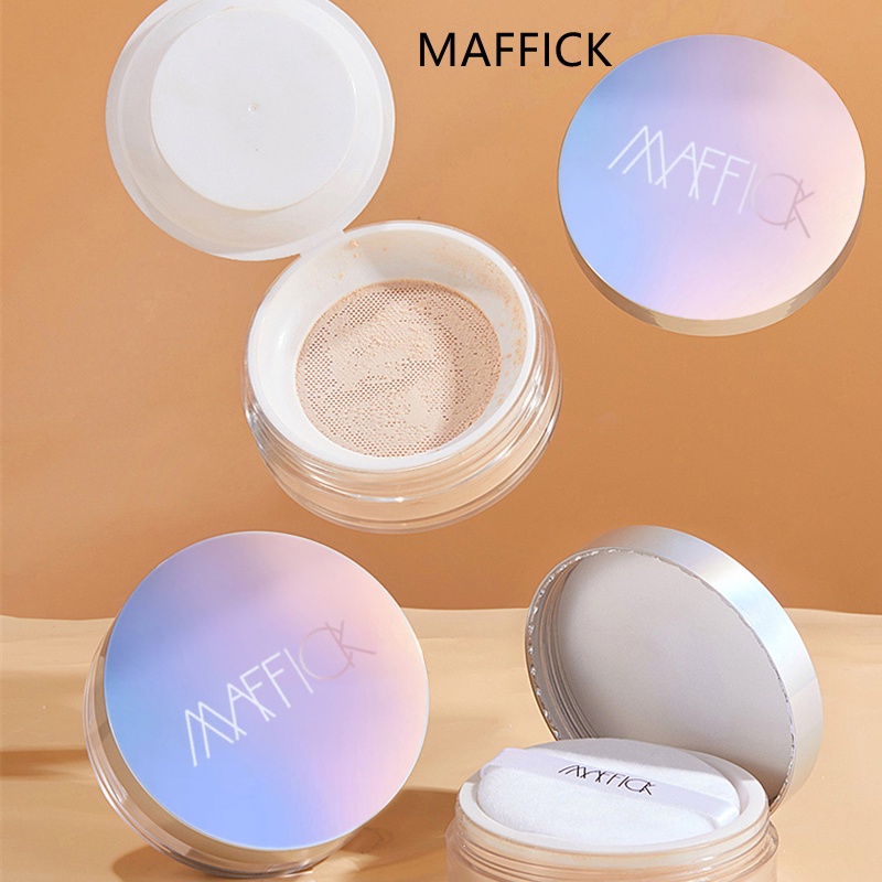 MAFFICK Oil Control Loose Powder Natural Matte Shimmer Waterproof ...