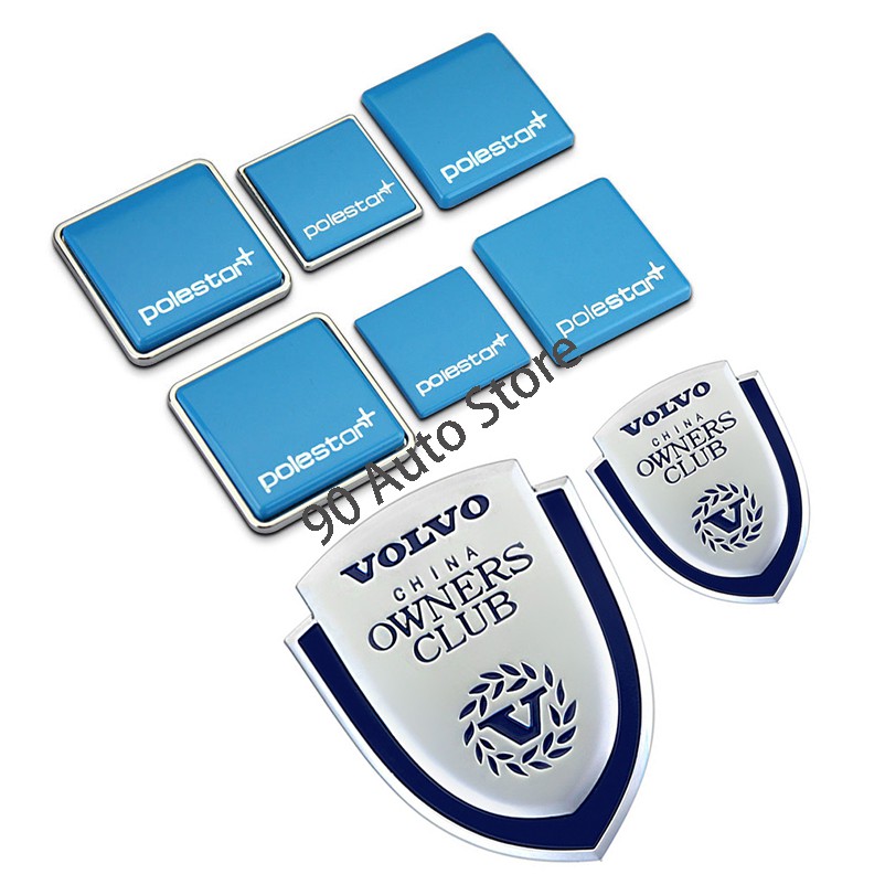 Modified Polestar 3D Metal Car Body Sticker for Volvo S60 S60L S70 S40 ...