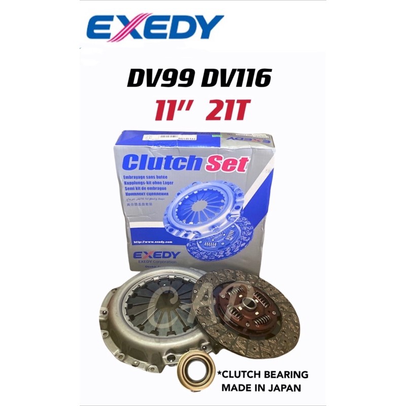 DAIHATSU DELTA DV99 DV116 11’’/21T CLUTCH KIT SET EXEDY JAPAN | Shopee ...