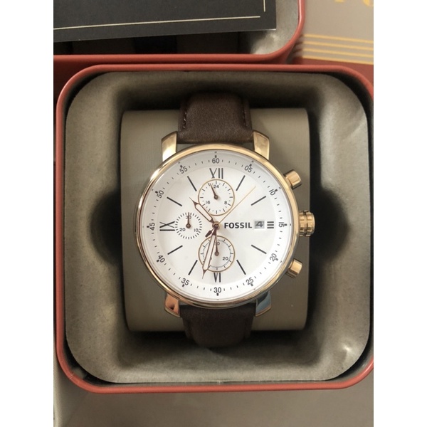 Fossil Men's Rhett Chronography, Gold Tone-Stainless Steel Watch ...