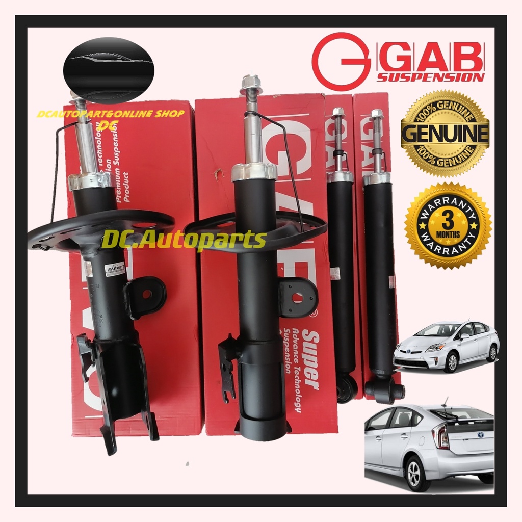 ORIGINAL GAB SUPER PREMIUM ABSORBER TOYOTA PRIUS 1.8 ZVW30 FRONT OR ...