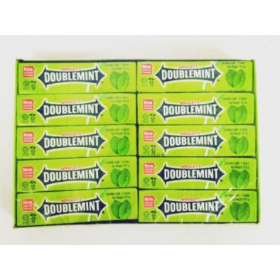 20 Packs Wrigley's Wrigleys Doublemint Spearmint Improved Formula ...