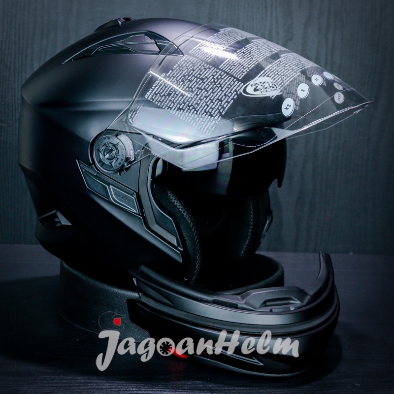 Zeus ZS613C MODULAR HELMET | Matt BLACK | Zs613 C MUZZLE | Zs-613 C| Zs ...