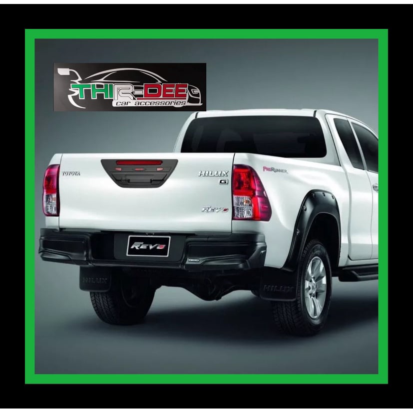 Toyota Hilux REVO Back Door Tail Gate Rear Door Handle Cover Trunk Trim ...