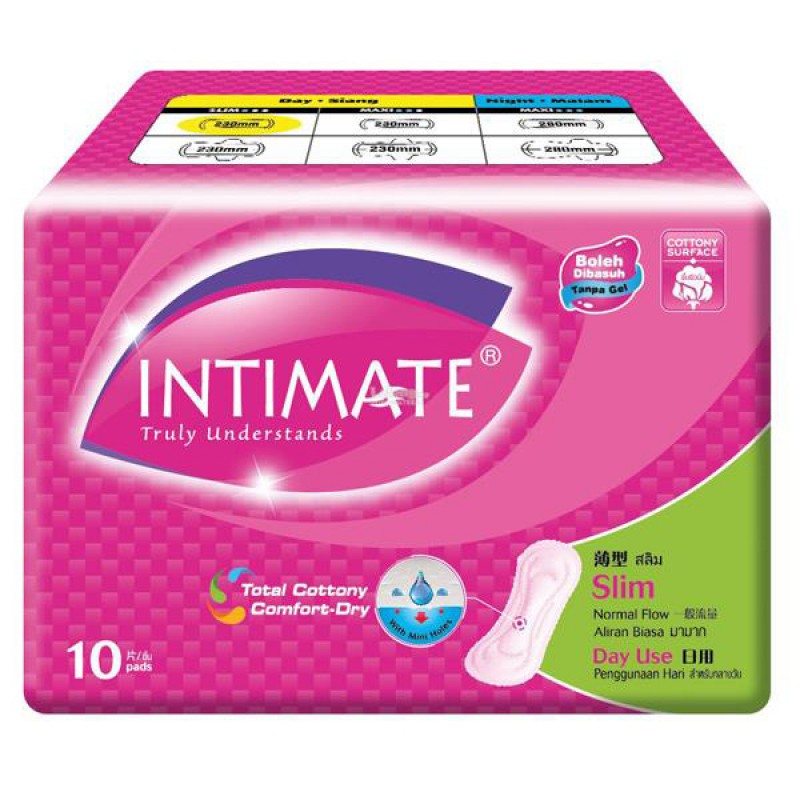 INTIMATE Slim/Maxi 10pads (non wings) | Shopee Malaysia