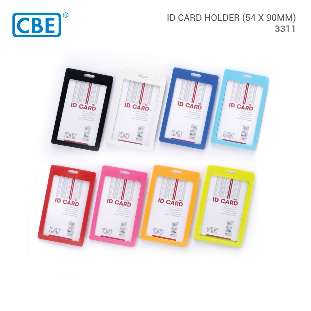CBE 3311 ID Card Holder | Name Tag | 54 x 90MM | Shopee Malaysia