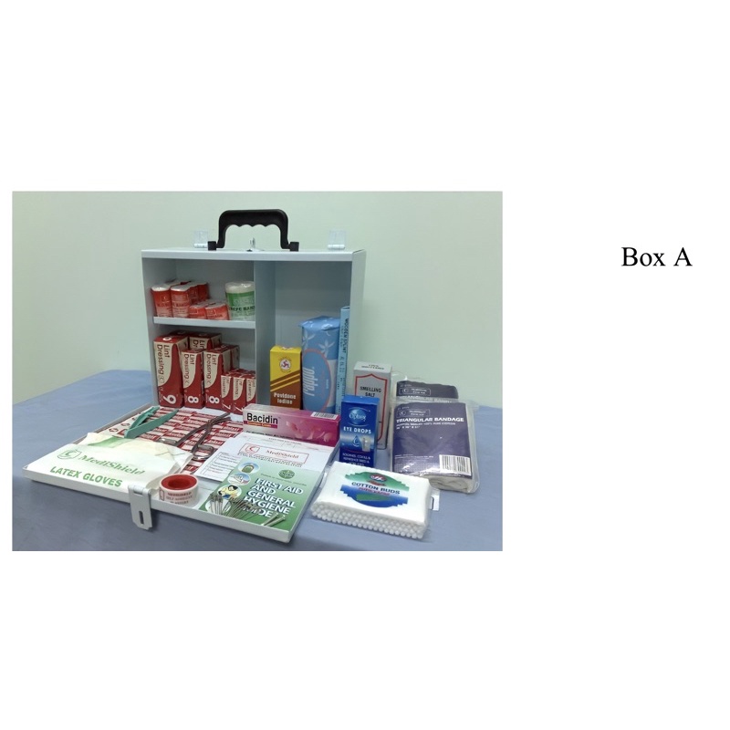 MediShield OSHA Workplace First Aid Kit by DOSH (BOX A,B,C) | Shopee ...