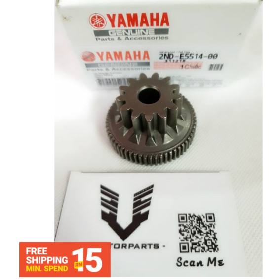 Y15ZR/Exciter150 Yamaha Original Vietnam Y15 Starter Gear Idle Gear ...