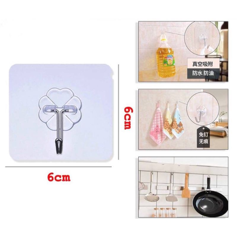 Penyangkut Pelbagai Barang Wall Sticker Pelekat Dinding dan Mozek ...