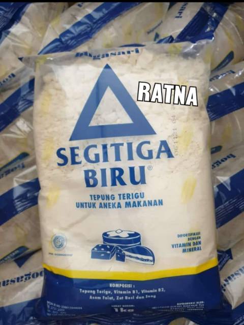 Blue TRIANGLE For Various Foods BOGASARI EGGU FLOUR 1kg 1 kg | Shopee ...