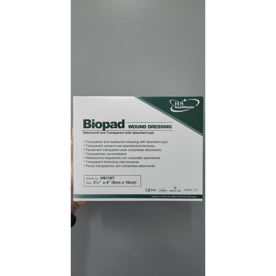 BIOPAD WOUND DRESSING 9CMX10CM 50PCS (1 BOX) | Shopee Malaysia