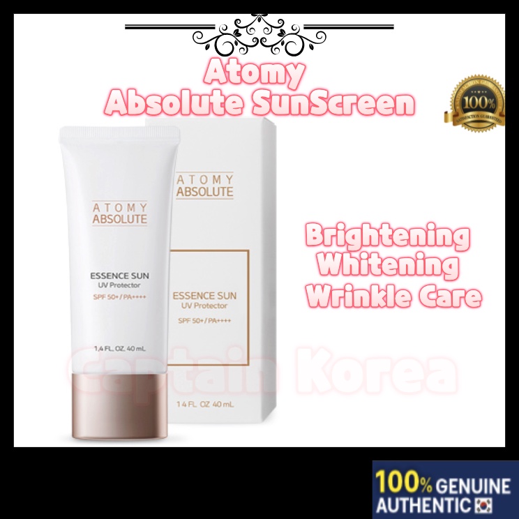 [Atomy Absolute] Suncream Sunblock essence sun SPF50+ PA+++ | Shopee ...