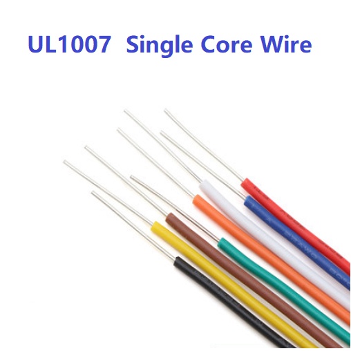 5Meters UL1007 Single Core Wire 14AWG 16AWG 18AWG 20AWG 22AWG 24AWG 26AWG PVC Tinned Copper ...