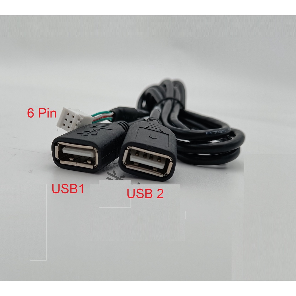 6 Pin Dual USB output Cable For Car Android Player | Shopee Malaysia