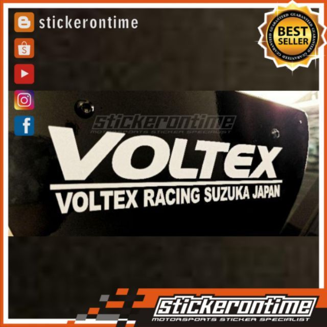 Sticker VOLTEX Toyota Honda Nissan Evo Skyline Wira Gen2 | Shopee Malaysia