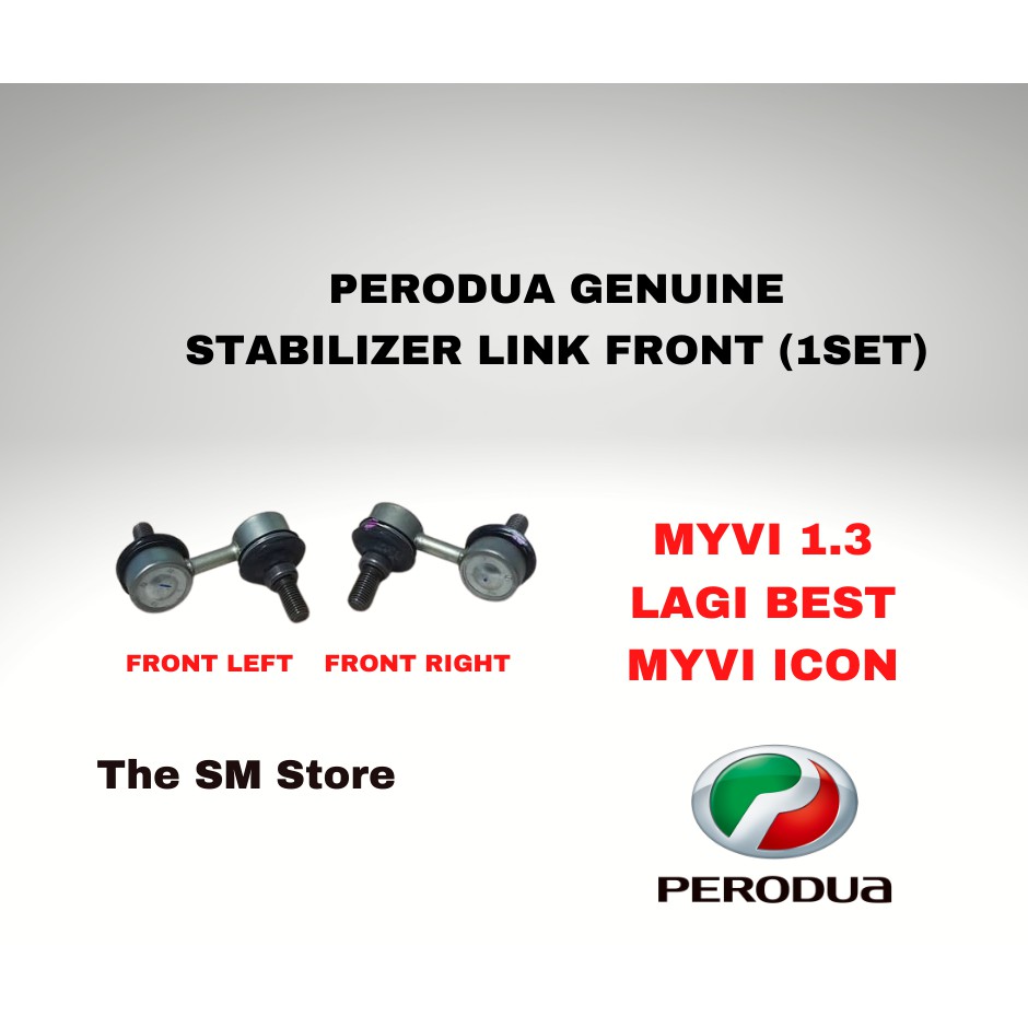 (READY STOCK) PERODUA GENUINE MYVI (2005¬2016) STABILIZER LINK ABSORBER ...