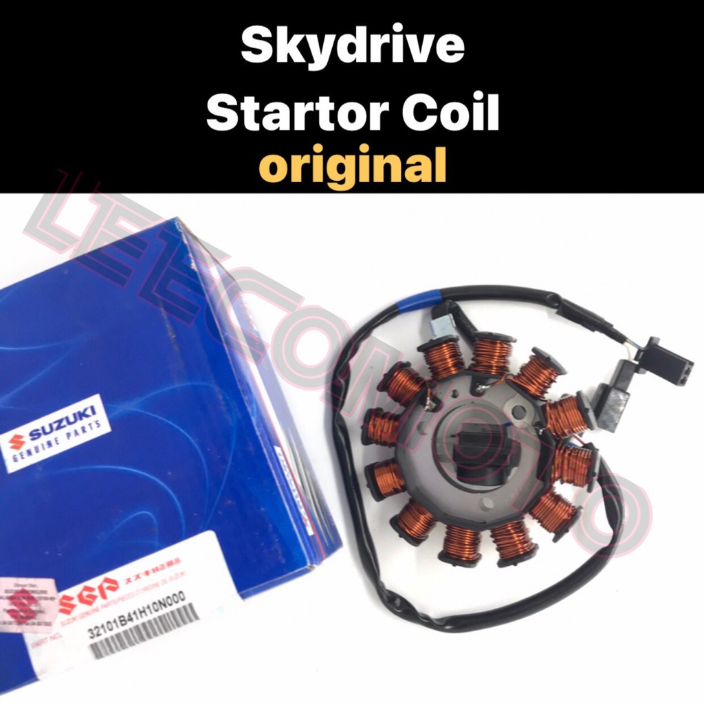 100% ORIGINAL SUZUKI SKYDRIVE SKY DRIVE 125 MAGNET COIL AGP STARTER ...