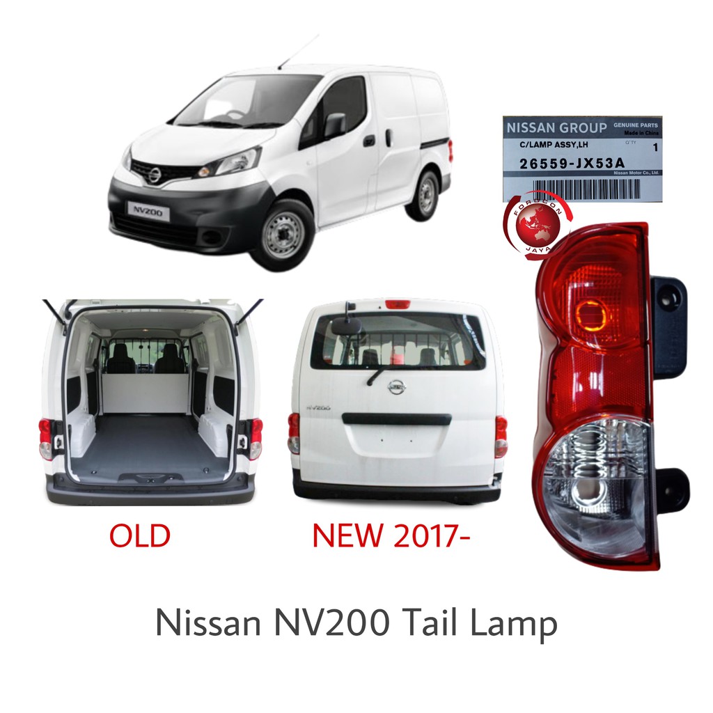 Nissan NV200 M20L Tail Lamp unit LH / RH 26554-JX00A 26559-JX53A 26550 ...