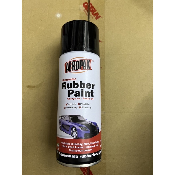RUBBER PAINT COLOUR BLACK / SPRAY GETAH WARNA HITAM | Shopee Malaysia