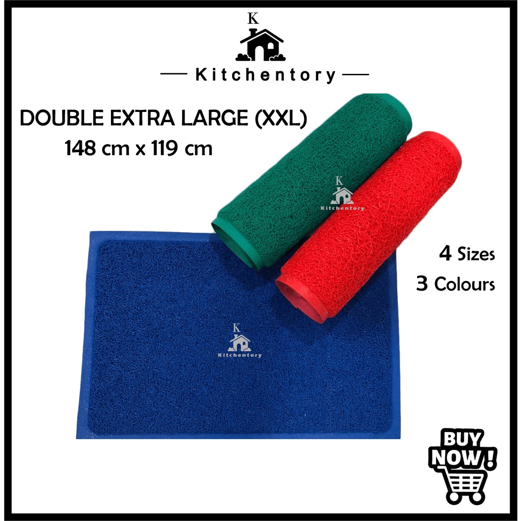 [XXL] Rubber Floor Mat-Alas Kaki Getah Tebal-Anti-Slip PVC Entrance ...
