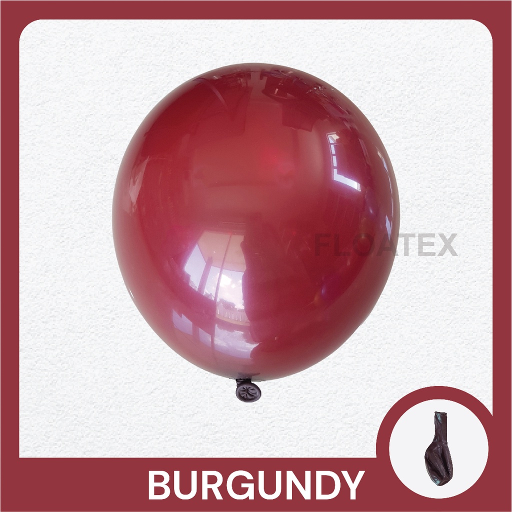 Floatex 3.2g 12 Inch 10pcs High Quality Matte Latex Colorful Balloon ...