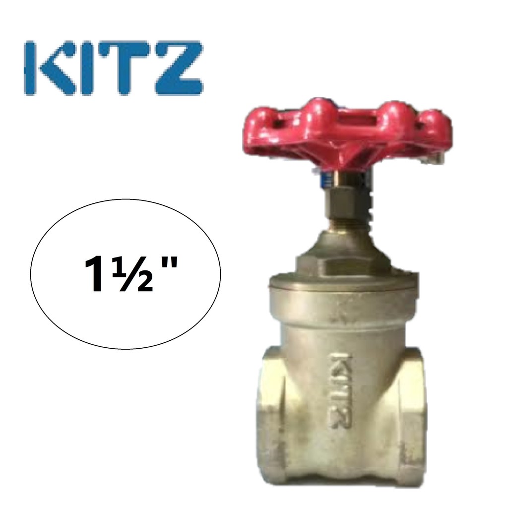 {HIGH QUALITY} [READY-STOCK] KITZ Brand Brass Copper Gate Valve Stop ...