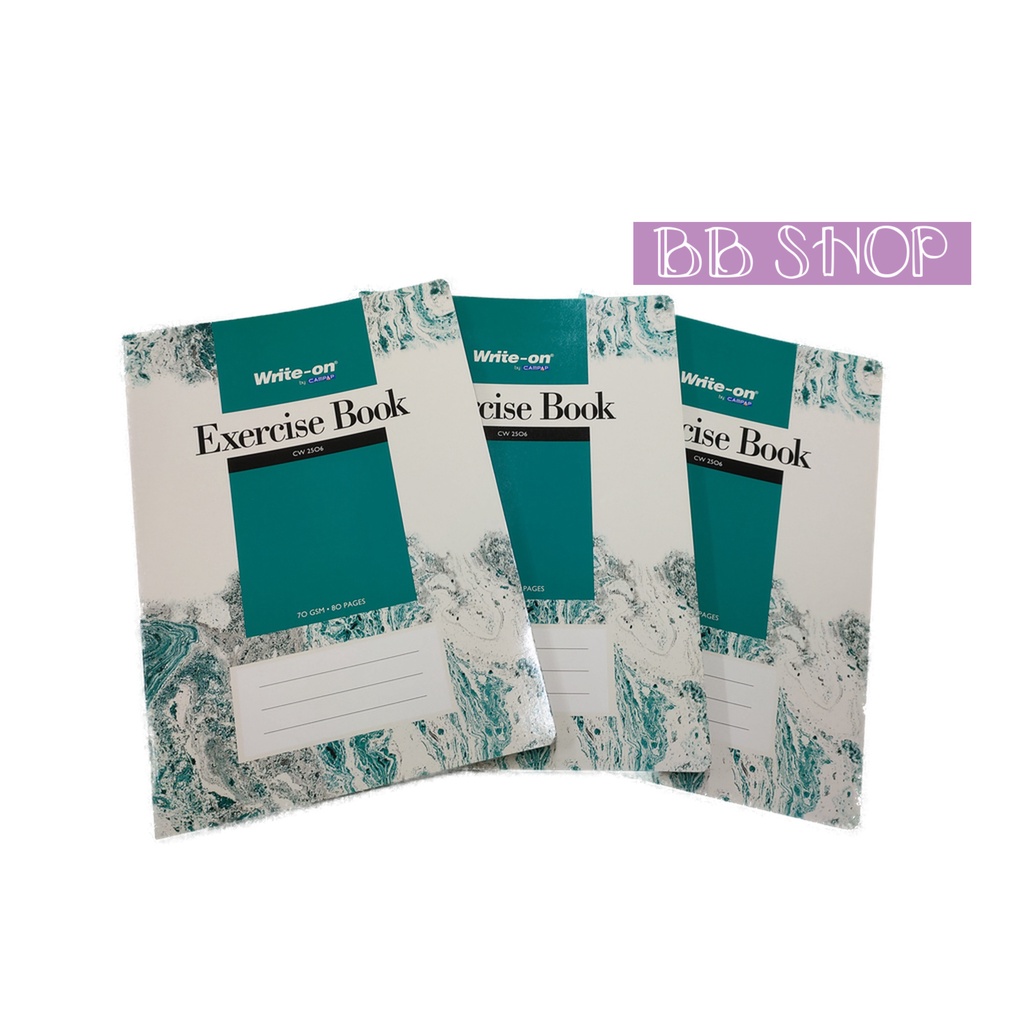 CAMPAP WRITE-ON Exercise Book A4 70gsm 80pgs CW2506 | Shopee Malaysia
