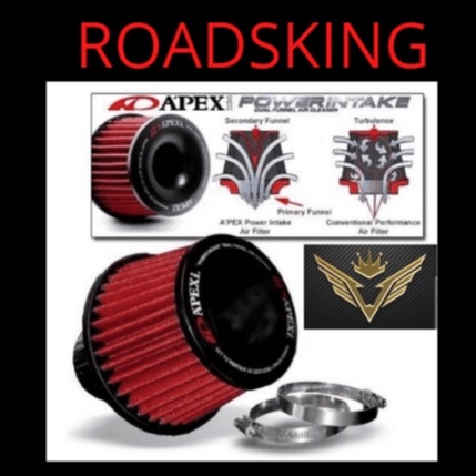 [ APEXI ] Universal Racing Car Air Filter 3 inch 76mm Power PIPE High ...