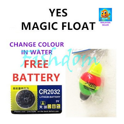 FISHDOM YES MAGIC LIGHT FLOAT 40G EXCHANGE COLOUR IN WATER WITH BATTERY ...