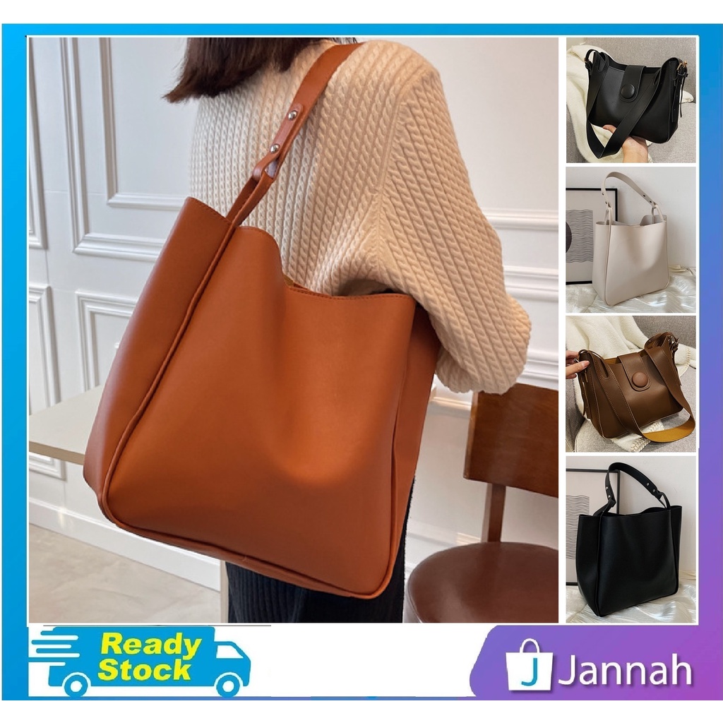 Jannah Beg Tangan Wanita Beg Bahu Jinjing Silang ( PU Travel Office ...
