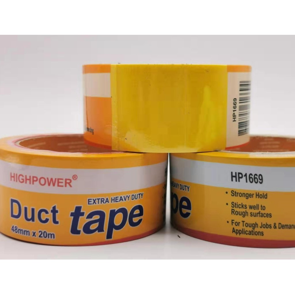 48mm x 20meter HighPower Extra Heavy Duty Cloth Tape Dust Tape | Shopee ...