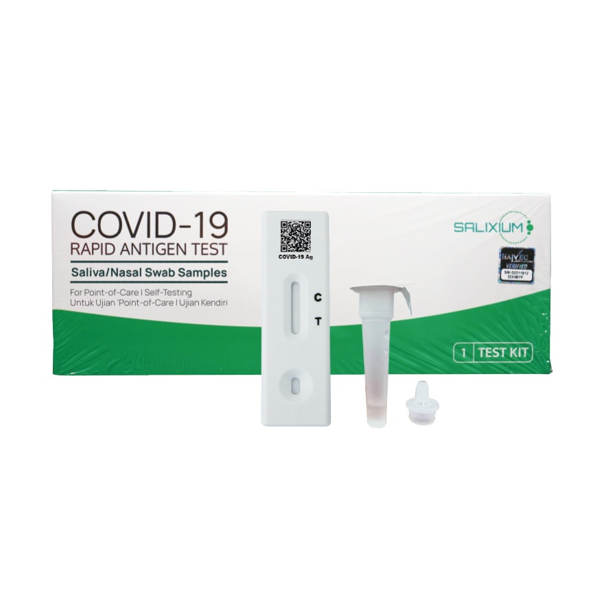 SALIXIUM COVID-19 RAPID ANTIGEN TEST SALIVA/NASAL SWAB 1S | Shopee Malaysia