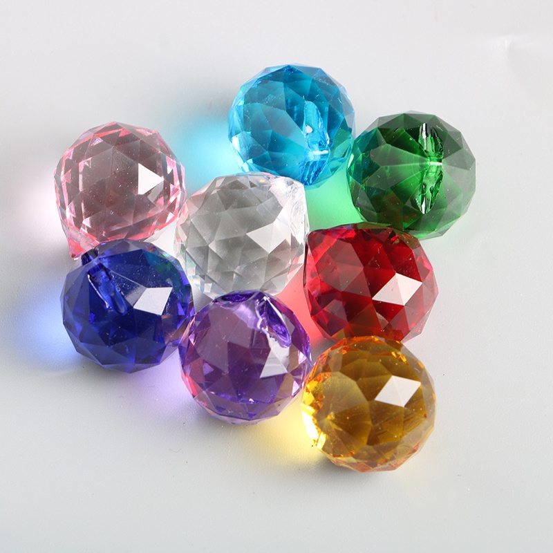 10pcs Crystal Ball Prism Suncatcher Rainbow Maker Hanging Crystals ...