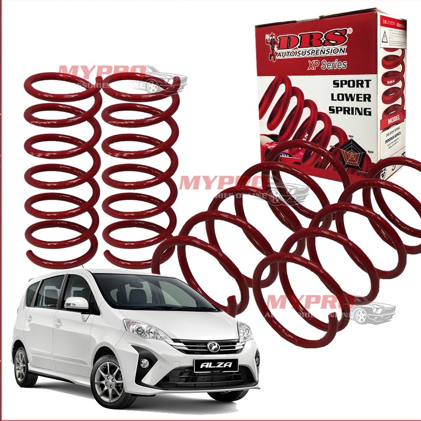 DRS XP SERIES SPORT SPRING LOWERD PERODUA ALZA | Shopee Malaysia