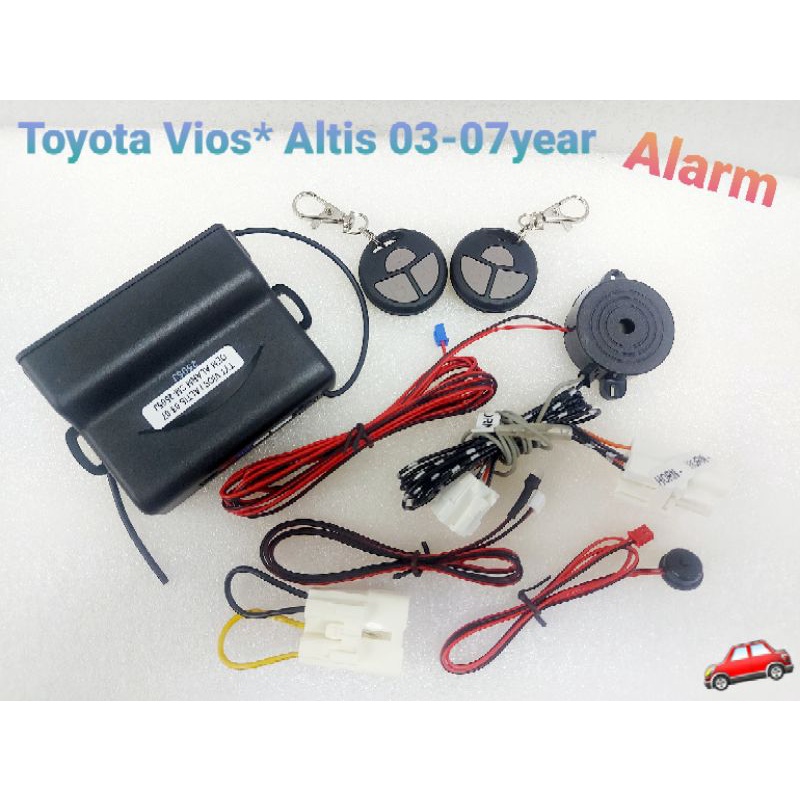 Toyota Vios & Altis Car Alarm System & Security (Plug & Play) | Shopee ...