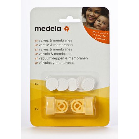 Original Medela Valves & Membranes(2pcs Valves+6pcs Membranes) | Shopee ...