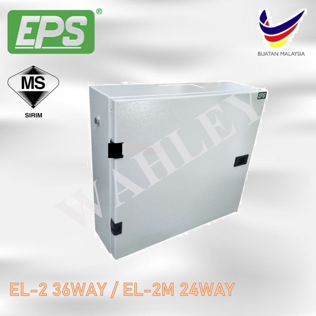 EPS EL2 / EL2M 2ROW 36WAYS / 24WAYS METAL CLAD ENCLOSE DB BOX | Kotak ...