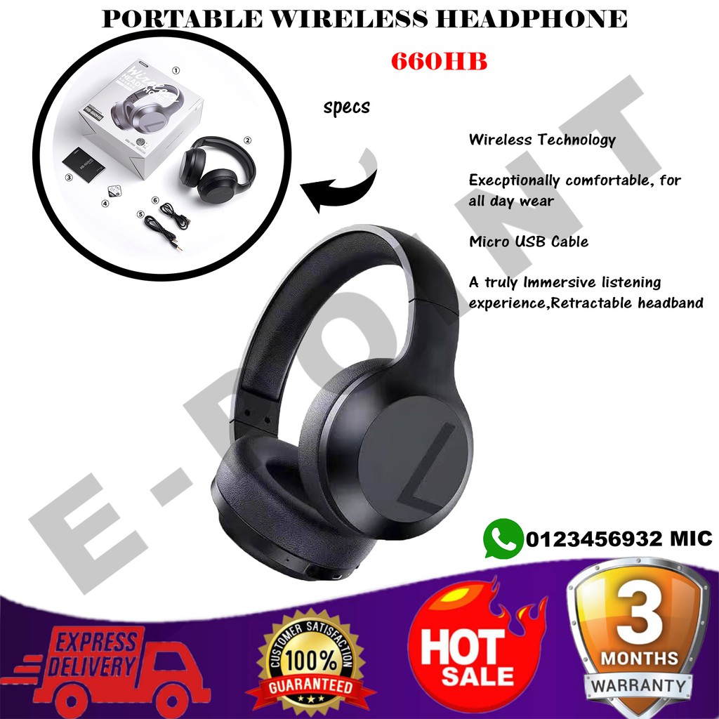 REMAX RB-660HB WIRELESS STEREO BLUETOOTH V5.0 HEADPHONE HEADSET | Shopee Malaysia