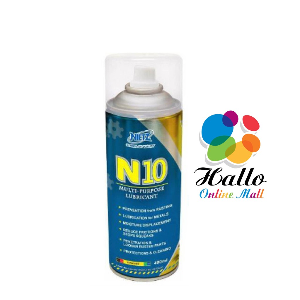 NIETZ N10 MULTI-PURPOSE LUBRICANT SPRAY (400ML) | Shopee Malaysia