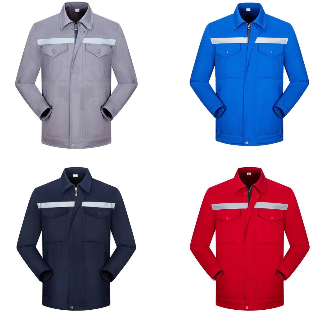 PPE Safety Work Jacket Long Sleeve Workwear Labor Protectionclothing ...
