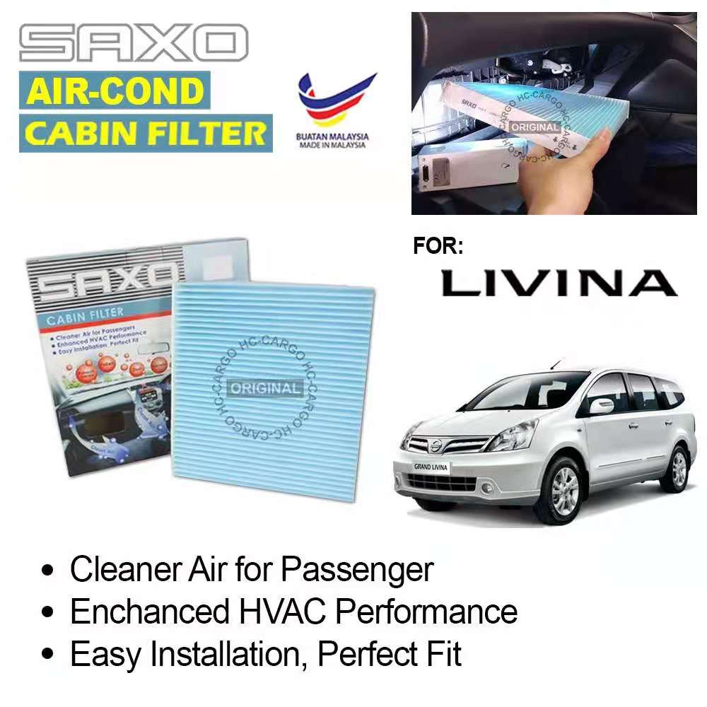 SAXO Nissan Livina AIRCOND Cabin Filter / CAR AIR CONDITIONER FILTER ...