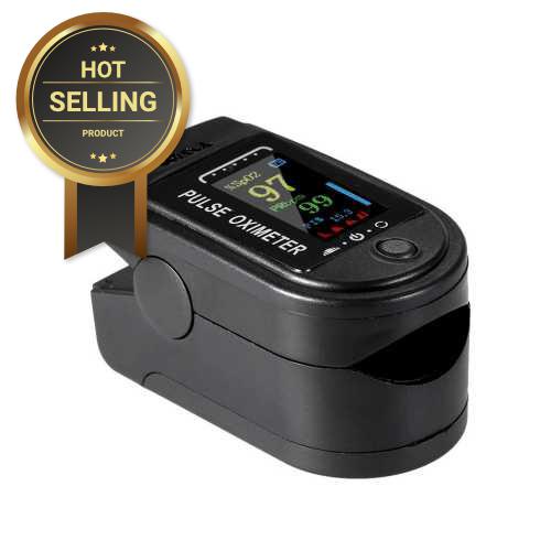 Digital Fingertip Pulse Oximeter TFT Display Blood Oxygen Sensor (Black ...