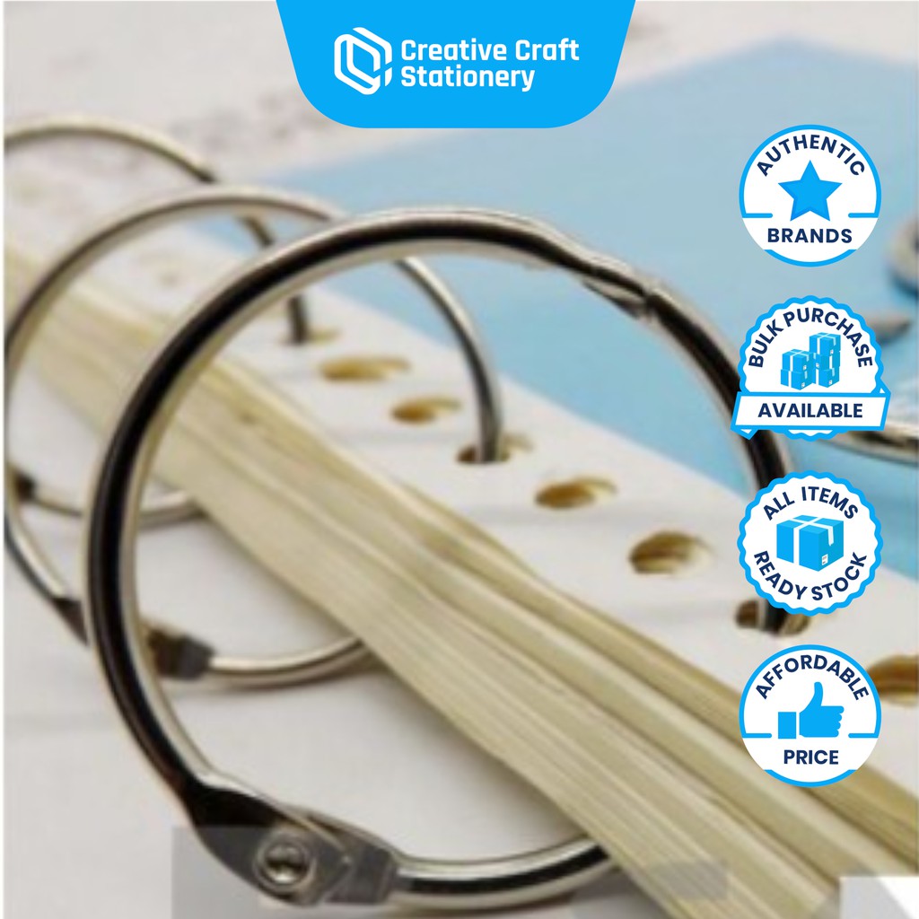 Metal Binder Card Ring / 14mm - 75mm / Binding key document paper ...