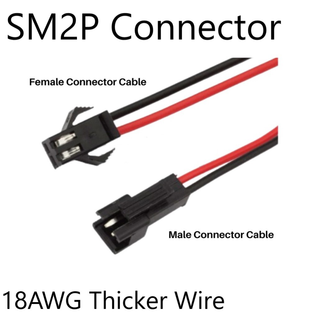 1Pair SM Connector SM2P Male + Female Wire Connector 18AWG MN99 MN99S ...