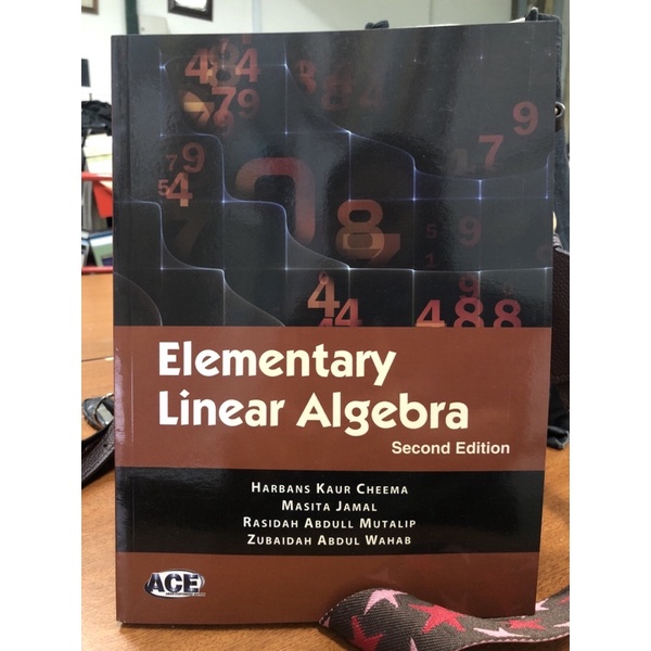 Elementary Linear Algebra, 2nd Edition | Shopee Malaysia