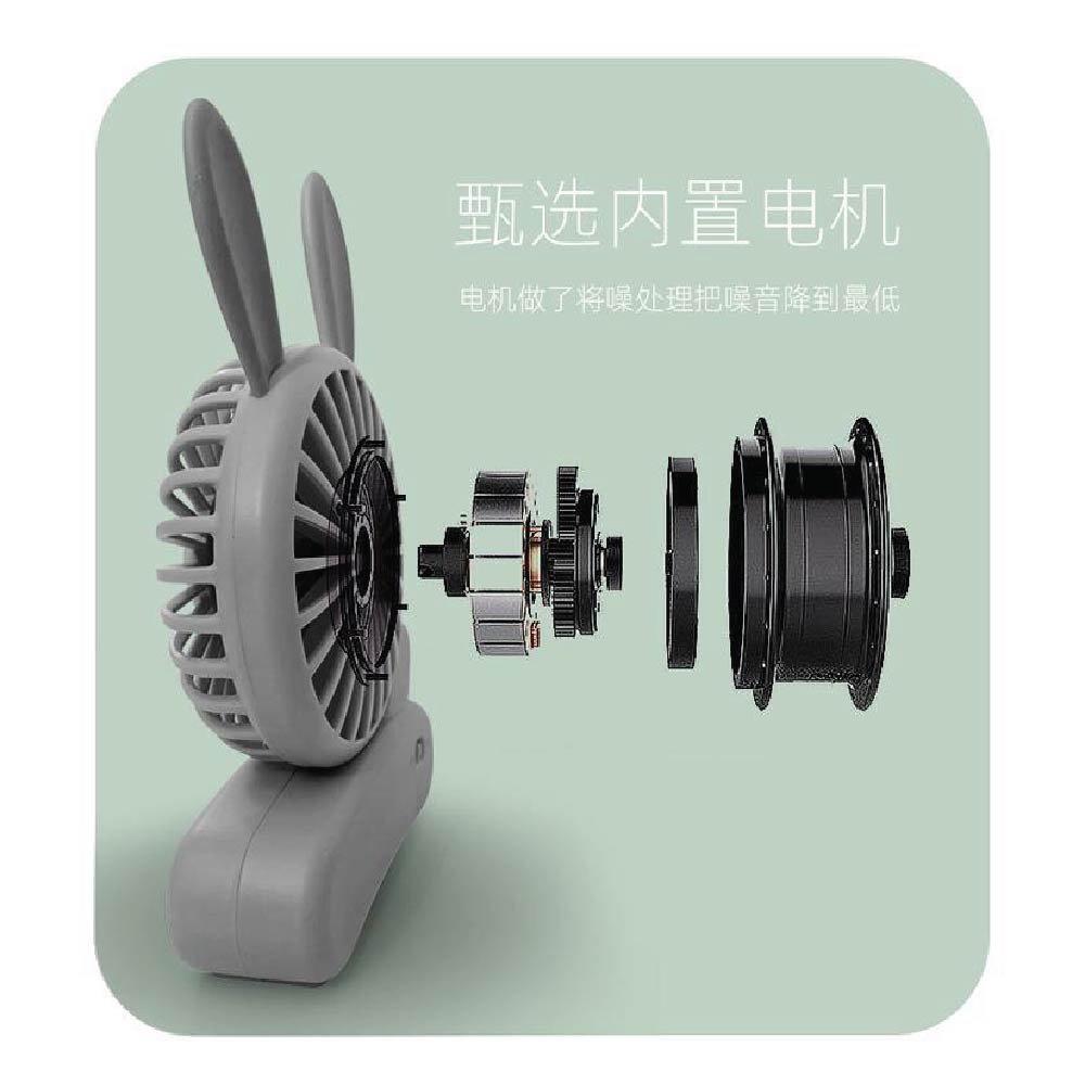 [USB] Rabbit Manual Mini Fan_Hand Pressure KD178 *Ready Stock* | Shopee ...