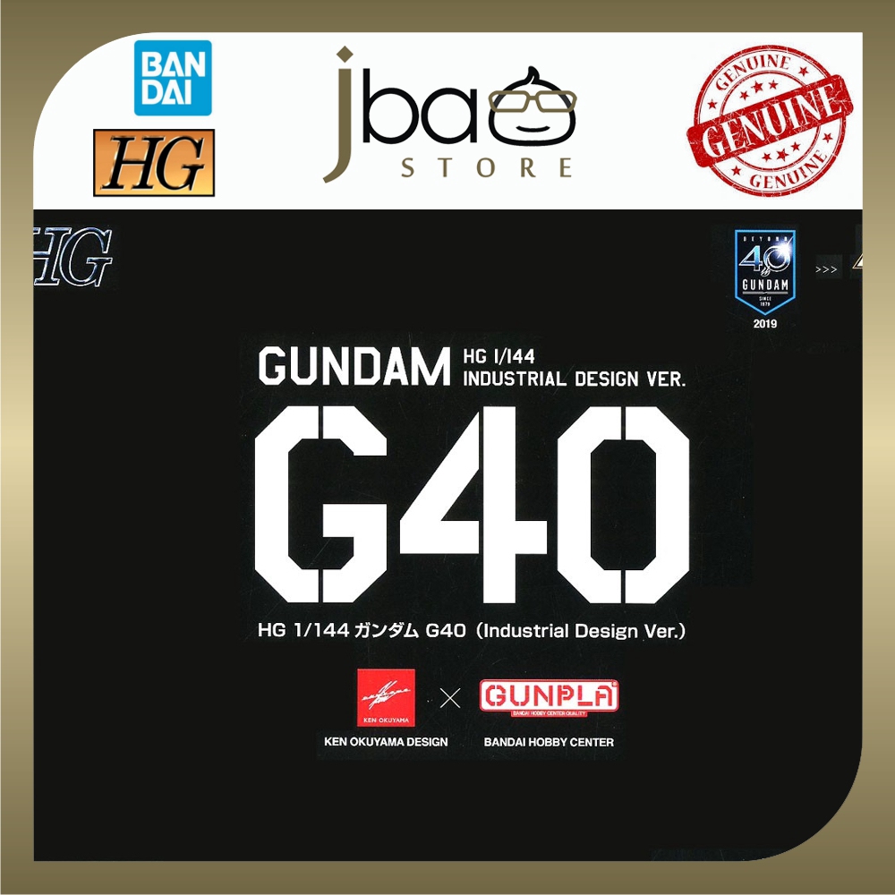 Bandai 1/144 Gundam G40 Industrial Design Ver. Mobile Suite Ken Okuyama ...