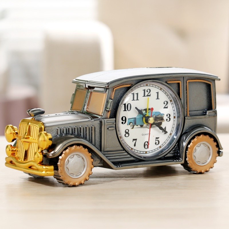 Kereta klasik retro jam penggera kecil pelajar desktop penunjuk digital ...